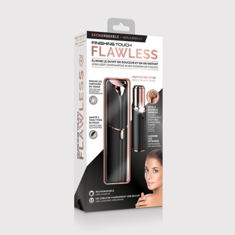 Finishing Touch Flawless Visage USB pour le duvet du visage led intégré